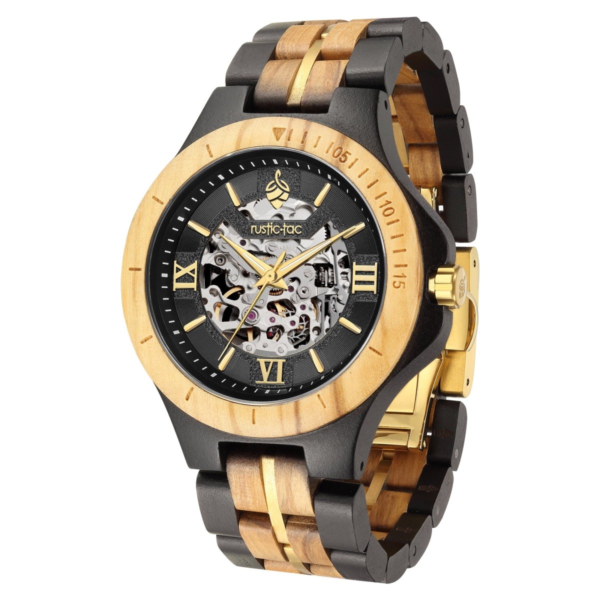 Montre en bois automatique homme - CHRONOS par Rustic-Tac– Rustic-tac